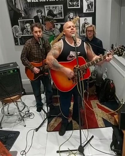 11K views · 496 reactions | Once upon a time, songs had such a simply, beautiful message. Here is an example of pop perfection. A White Sport Coat and A Pink Carnation.#martyrobbins #terrydene #rocknroll #patboone | The Baldy Holly Band | Facebook