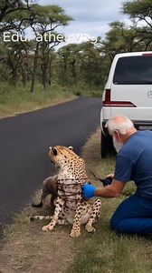 The story of the rescue of a cheetah stuck in a wire mesh #animals #cheetah It's a wonderful nature See more unforgettable moments of animal rescue 👇👇👇 https://loveanimal.newstodaytv24.com/15/05/ | Blue X Studio Imaginary Animals