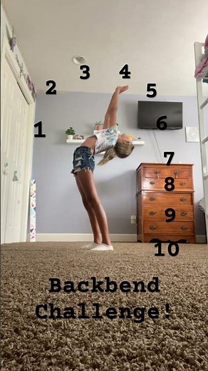 Backbend Challenge! #flexibility #backbend