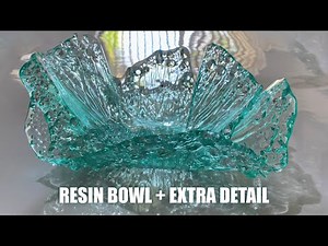 How to create extra details in your Resin Splash Bowl