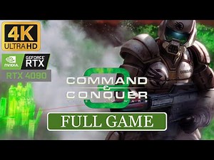 Command & Conquer 3: GDI Campaign – Full Game Walkthrough [RTX 4090 4K 60FPS]