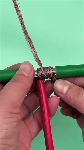 Perfect Technique For Joining Copper Wire To Aluminium Wire #ideas #diy #wireworks #copperwire