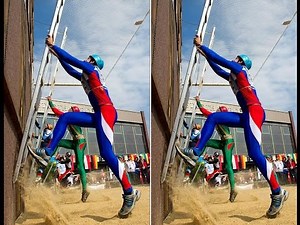 The insane sport of ladder racing