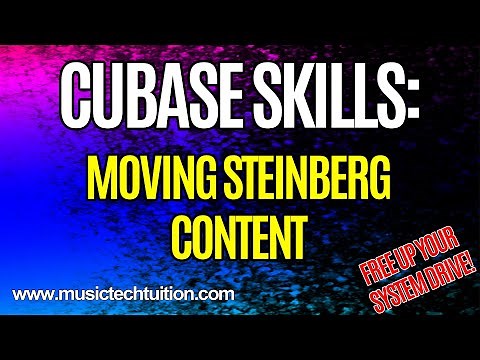 Cubase Skills - Moving Steinberg Content
