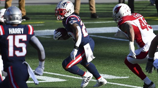 Cam Newton's quick option pitch turns into James White's TD run