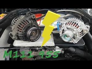 Alternator Removal / Replacement on Mercedes w203 C200k c180 c230