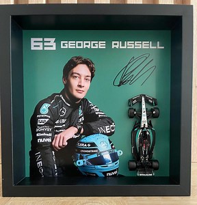 GEORGE RUSSELL AUTOGRAPH Framed Mercedes Car / Signed Display - Memorabilia F1. - Etsy Canada