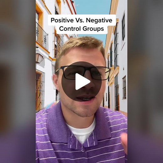 Positive Vs. Negative Control Groups #science #scientificmethod #biology