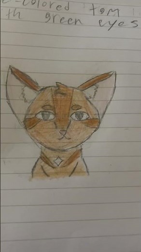 Drawing warrior cats characters pt.1 Fireheart #warriors #warriorcats #fireheart #firestar #drawing