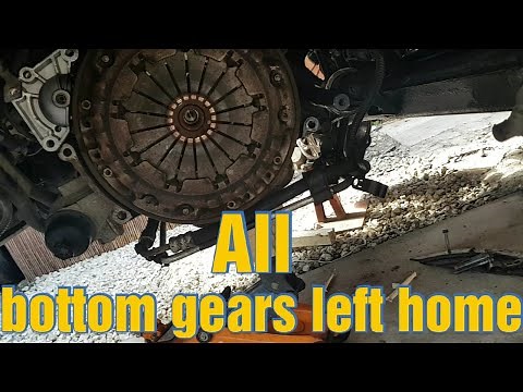 mk2 renault master gearbox removal. lost bottom gears