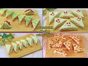 Ready in just 1 minute, Sandwich recipe without fire | Cold sandwich recipe | Vegatable sandwich