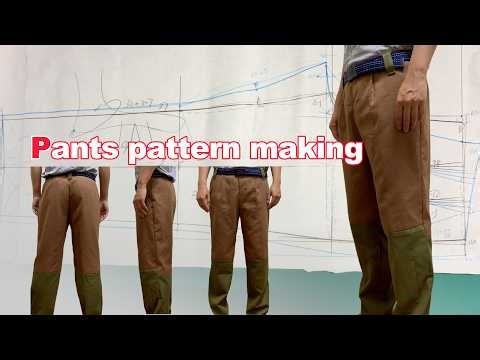 Pants pattern making | Basic pants block