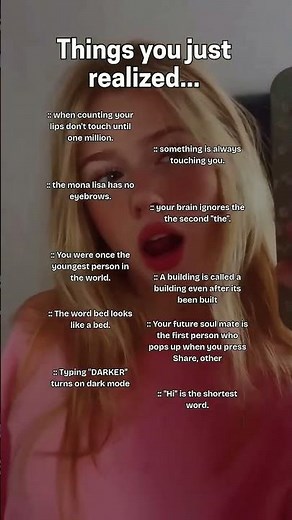 Things you just realized #shorts#initials #love #subscribe #crush