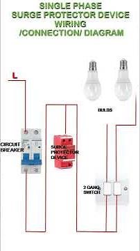 SURGE PROTECTOR DEVICE(PSD)/ ITS OPERATIONAND CONNECTION AT HOME.