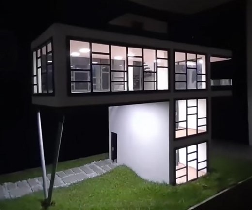 Building a Miniature House from Concrete