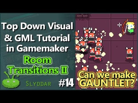 Top Down Tutorial in Gamemaker #14 Room Transitions II