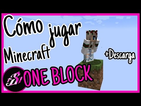 ⛏️ Cómo jugar Minecraft One Block Mapa y Tutorial ⛏️