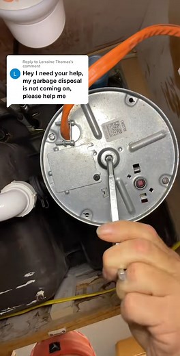 4.9K views · 372 reactions | Replying to @Lorraine Thomas garbage disposal repair #jmg8tor #lifehacks #hacklife #DIY #tips #fyp #foryou #foryoupage #fypシ゚ #reels #reelsfb #reelsviral #viralvideo #virals | Taco react | Facebook