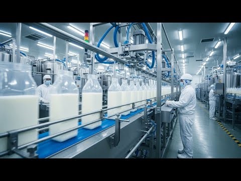 Inside a Modern Milk Processing Plant | From Farm to Packet