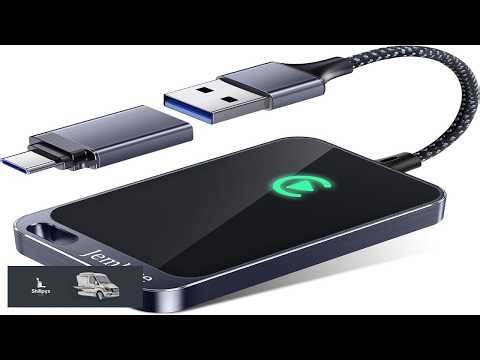 Jemluse Wireless CarPlay Adapter for Apple iPhone Multi User Seamless Connection