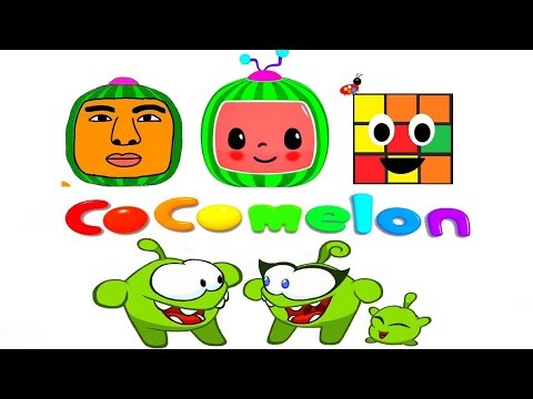 Om nom collaboration with Cocomelon, Pewdiepie, Mutahar and Cocomartin intro effects