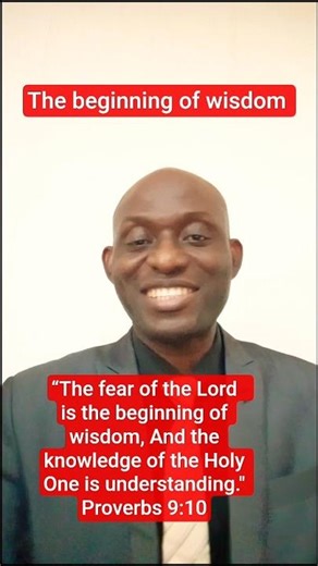 The Beginning of Wisdom