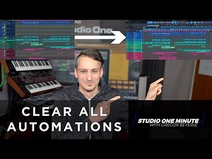 How to Clear All Automation #StudioOneMinute