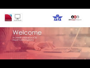 WEBINAR ICS2 - New security rules for goods entering EU