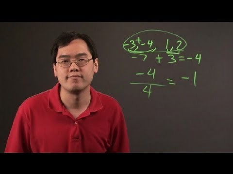 How Do I Calculate Averages of Positive & Negative Numbers? : Negative Numbers & Other Math Tips