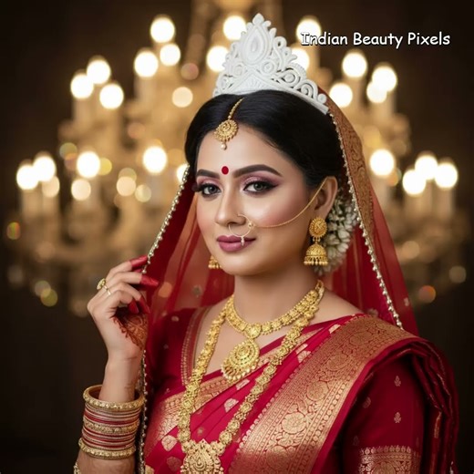 Top 10 Indian Bengali Bride Poses. #wedding #bengalibrides #shorts #shortvideo #kolkata #makeup