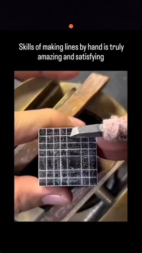 @reelwavee.in on Instagram: "The post features a 19-second video of an artisan meticulously carving precise grid lines into a small wooden plaque using a handheld chisel, showcasing exceptional manual dexterity for creating intricate patterns without machinery. , it has garnered 264 likes and 228 replies, mostly from Indonesian users praising the "satisfying" and "insanely skilled" craftsmanship in exclamatory comments. This technique exemplifies traditional woodworking inlay work, where steady 