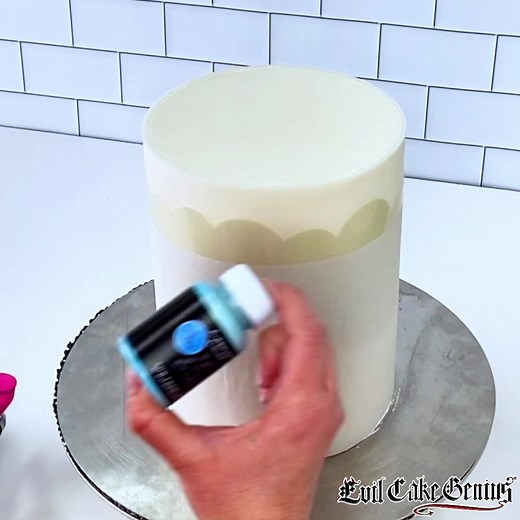 🐰You need to add airbrushing to your cakey arsenal. If this adorable AND EASY cloud & bunny stencil doesn't make you want to try airbrushing, we're just out of ideas. We've got all the supplies you need AND matching cookie stencils too right here: https://bit.ly/4kcSWx8 | Evil Cake Genius