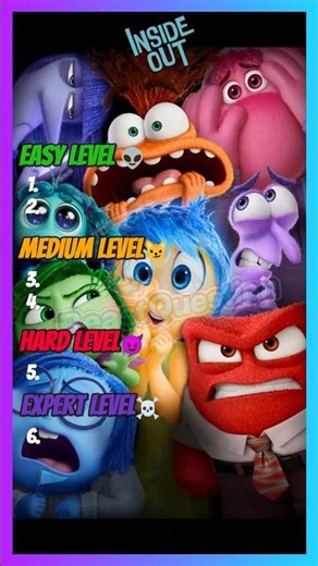 😳 Inside Out Part 2: Guess the Characters! 🔥 Only 1% Get All 6 Correct! | #insideout2 #insideout