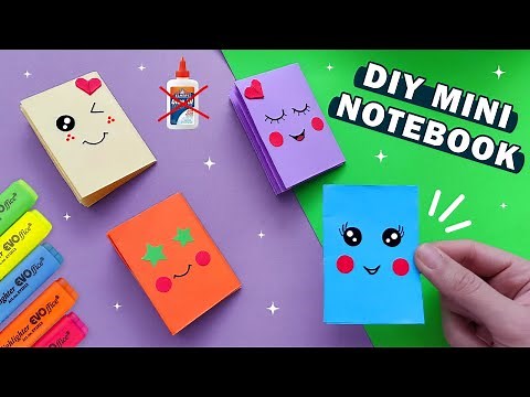 Origami Notebook in 3 minute 📒| DIY Mini Notebook One Sheet Of Paper, DIY back to school