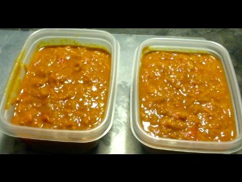 Basic curry sauce to freeze-Tomato onion curry gravy-Good for working women & bachelors