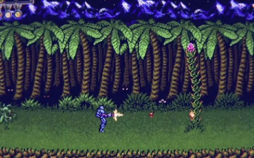 【SWITCH游戏】向《魂斗罗》致敬的独立佳作老游戏终于上了SWITCH，超级生化人SUPER CYBORG初见通关视频