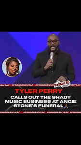 79K views · 2.5K reactions | #TylerPerry gave a heart filled speech at #AngieStone’s home going service  #TheProgressReport #TPRMediaGroup | The Progress Report | Facebook