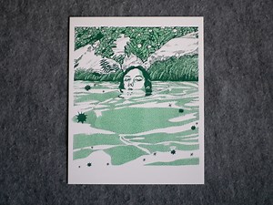 Swamp Teen - Risograph Art Print - Etsy