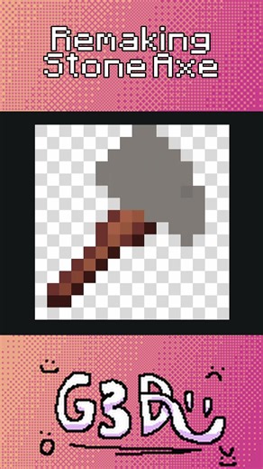 Remaking Stone Tools Pt.4 #minecraft #art #pixelart