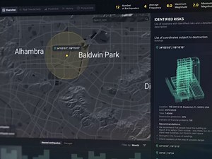Data Visualization Interface | Earthquake Prediction Software