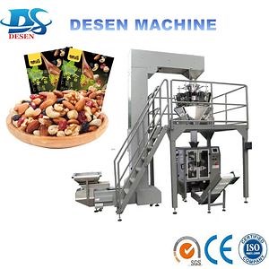 [Hot Item] Automatic Weighing Biscuit Mixed Nuts Roasted Peanut Granule Snacks Packing Machine