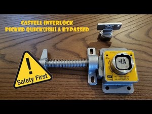Castell Interlock - Industrial Safety Lockout Picked & Bypassed