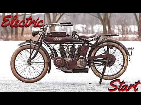 The World's first Motorcycles with an Electric Start !