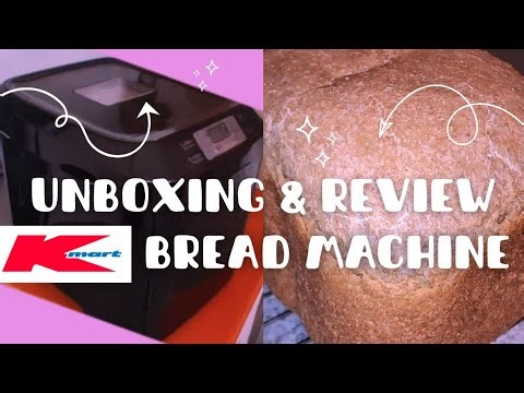 Unboxing & Review | Kmart Anko Bread Maker | Sourdough Sandwich Bread | COL