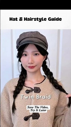 Hat & Hairstyle Guide: 4 Easy Looks with Beret, Cap, Beanie & Baseball Hat #hatandhairstyle