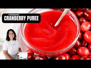How to make Homemade Cranberry Puree
