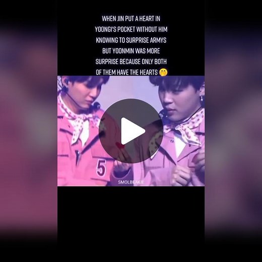 Jin Exposing Yoonmin: BTS Jin Surprises Yoonmin with Heart Gesture