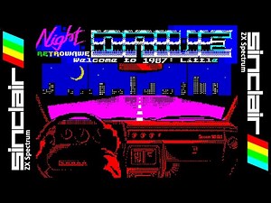 ZX Spectrum 48k: "Night Retrowave Drive" Demo (2025)