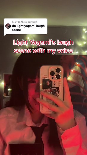 Light Yagami Voice Impressions and Laugh Scene
