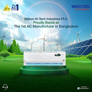 For a sustainable future and a net zero carbon world- Walton Hi-Tech Industries PLC. proudly stands as the first Air Conditioner manufacturer in Bangladesh to produce and export Solar Hybrid AC. #Walton_Air_Conditioner #Comfort_Without_Compromise #FirstSolarHybridAC #Manufacturer #aircondition #SmartAC #splitac #No1ACBrand #TheMostLovedBrand | Walton Air Conditioner